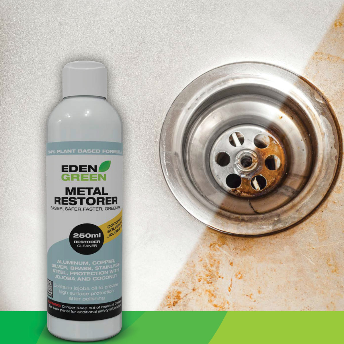 Metal Restorer. Eden Green – Touchpoint Microfibre